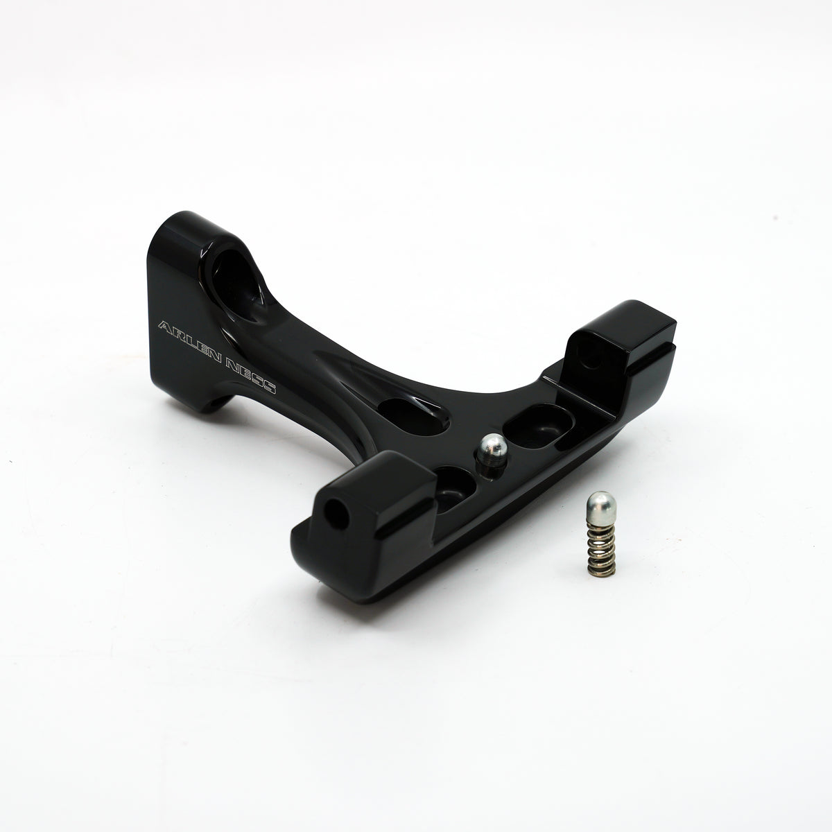 Forged Passenger Floorboard Mounts, All Black – ArlenNess