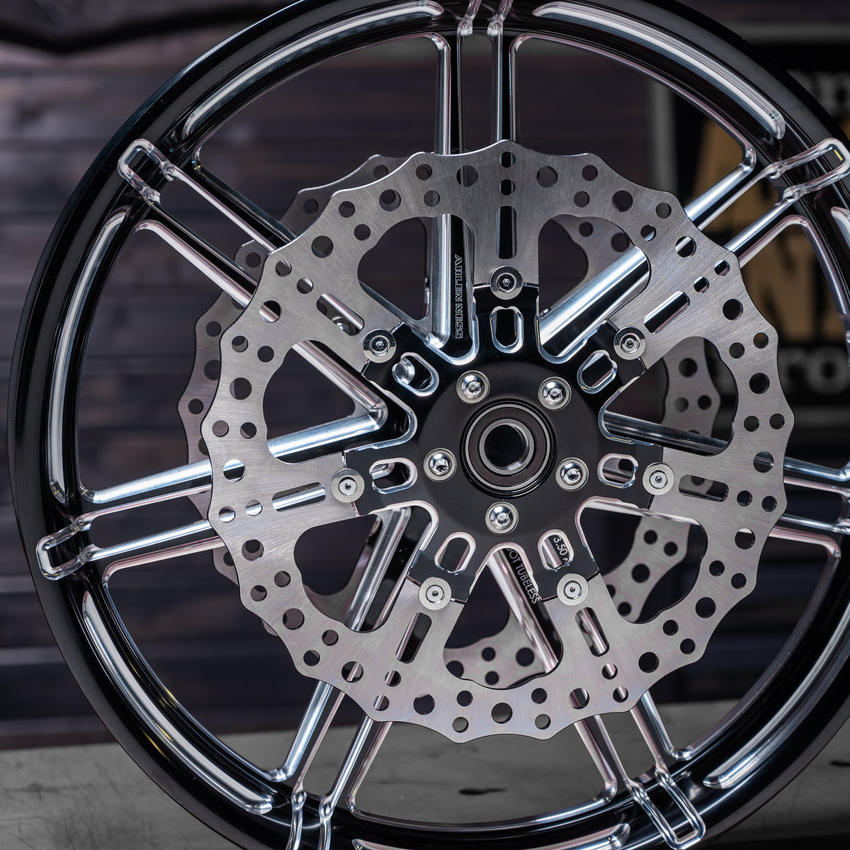 14" 7-Valve Brake Rotors, Black – ArlenNess